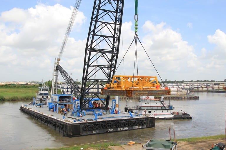 SubSea – Wye Skids – Controls Mudmat – Quayside Barge Loadout – Houston ...